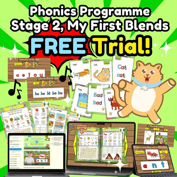 Phonics Fun: Free Trial of My First Blends!