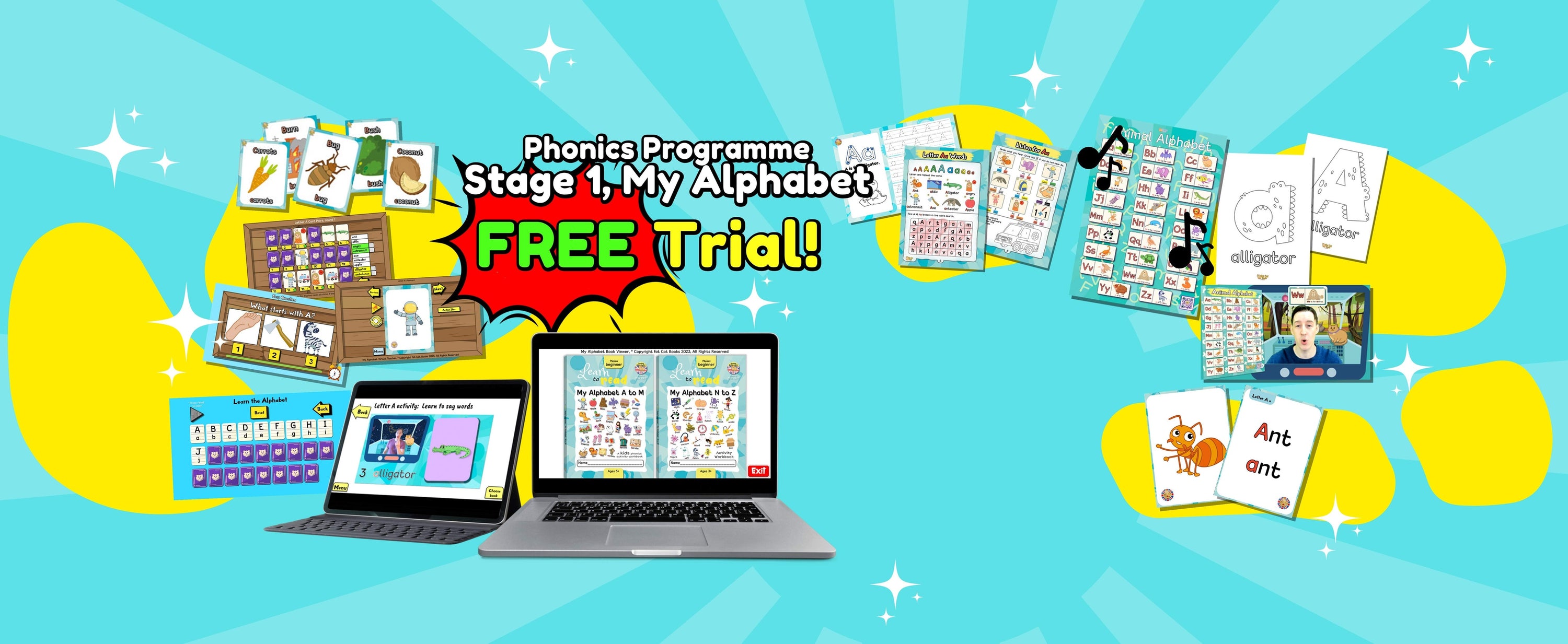 Fat Cat Books Phonics Programme |No 1Homeschooling Phonics Curriculum